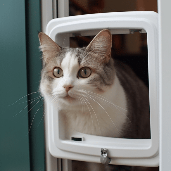 Invisible Doors: How to Get Your Cat to Use a Microchip Cat Flap ...